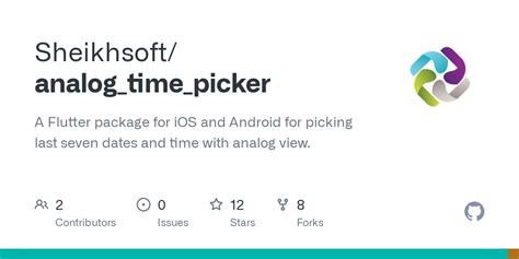github sheikhsoft analog time picker a flutter package for ios and