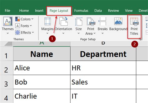 How To Set A Row As Print Titles In Excel 3 Quick Tricks Excel Insider