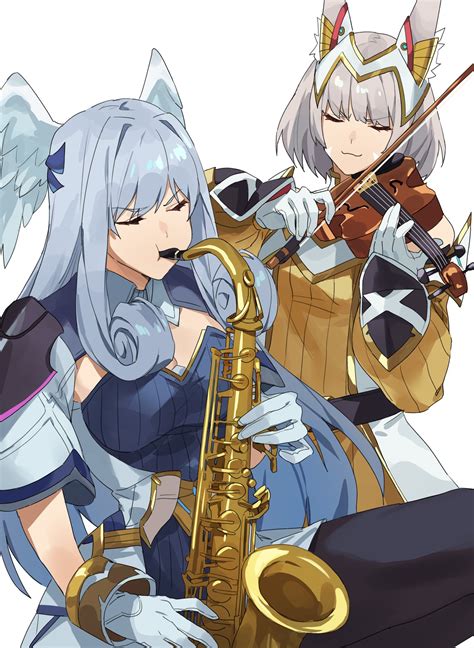 Nia And Melia Antiqua Xenoblade Chronicles And 1 More Drawn By Kamu