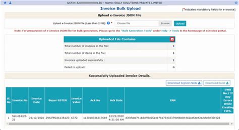 Offline E Invoicing Json Export To Generate Irn And Print Qr Code In