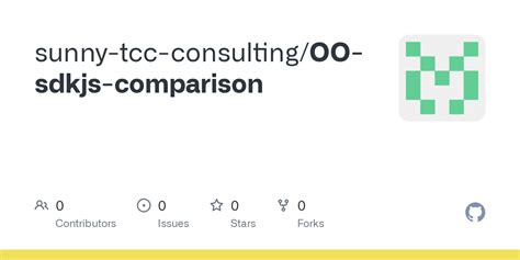 Github Sunny Tcc Consultingoo Sdkjs Comparison
