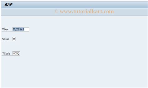 OCBQ SAP Tcode C RF KONS Table T S OCBQ SAP Tcode C RF KONS Table T S