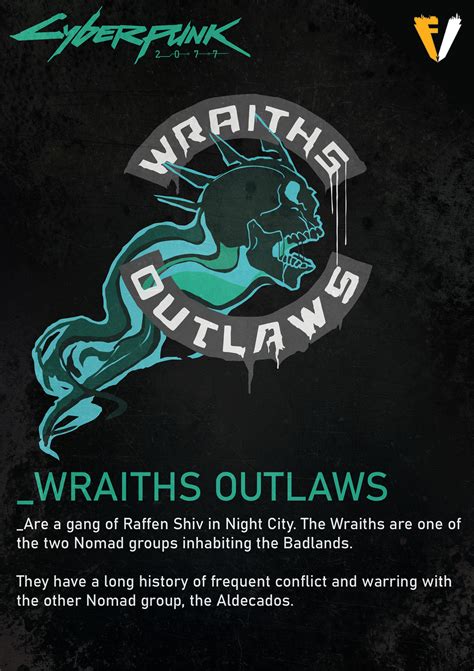 Cyberpunk 2077 Gangs Of Night City Wraiths Outlaws Cyberpunk