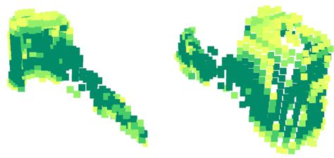 Two Views Of The Voxelized Entropy Maps Over The Entire And Visible