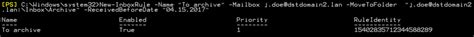 Managing Users Outlook Rules Using PowerShell