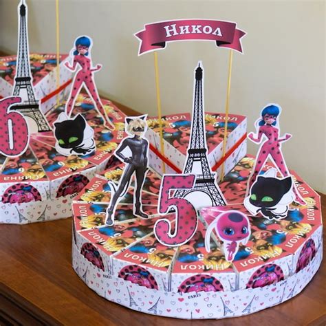 Картонена торта Калинката и Черния котарак