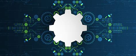 Abstract Technology Concept Computer Code Vector Image