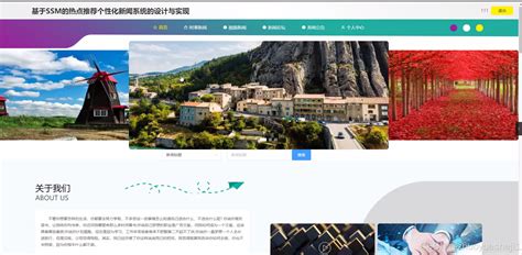 基于ssm的热点推荐个性化新闻系统的设计与实现 源码 开题 csdn博客