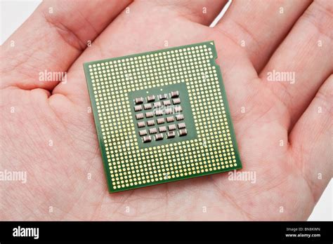Computer CPU Close Up Shot Stock Photo Alamy
