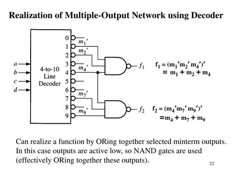 Ppt Design Of Two Level Multiple Output Networks Powerpoint