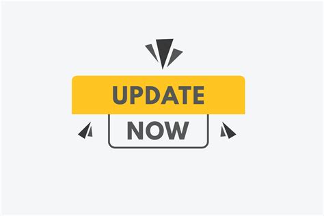 Update Now Text Button Update Now Sign Icon Label Sticker Web Buttons 15374433 Vector Art At