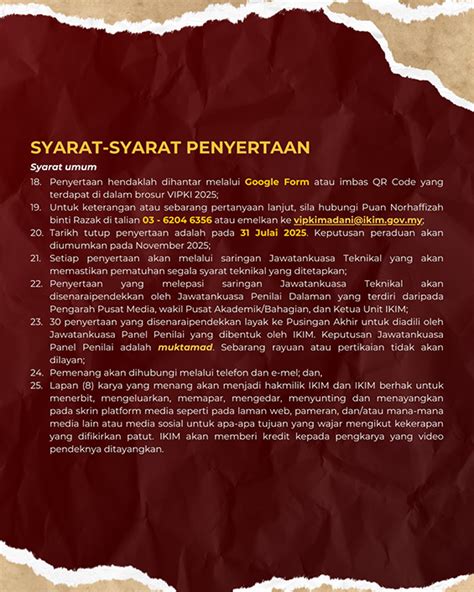 Pertandingan Video Pendek Kefahaman Islam Vipki 2025 Official Website