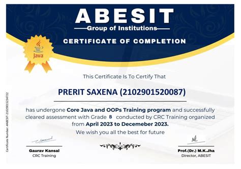 Prerit Saxena On Linkedin Java Oop Certification Professionaldevelopment