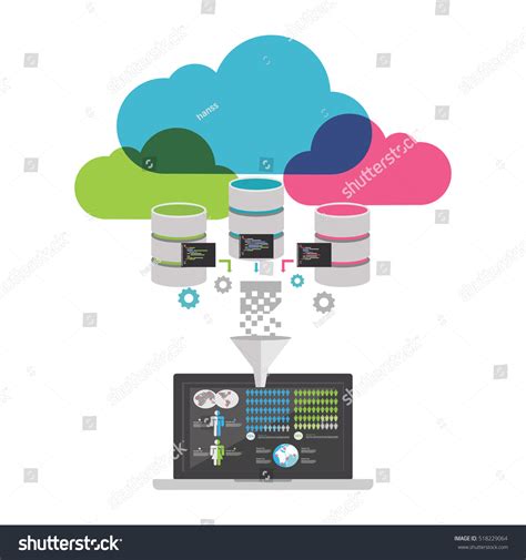 Big Data Analysis Data Mining Concept Stock Vector Royalty Free