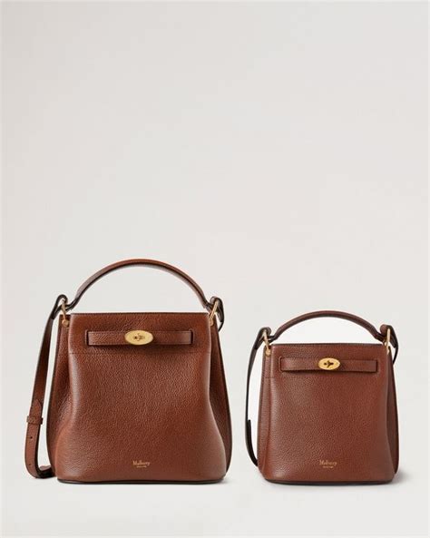 Mulberry Islington Bucket Feine Narbung Mit Zweitoneffekt In Eiche