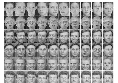 Some Face Images From Orl Database Download Scientific Diagram
