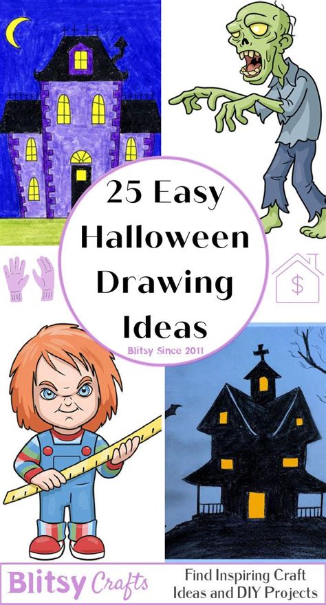 25 Easy Halloween Drawing Ideas How To Draw Halloween