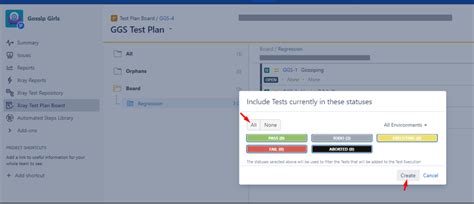 Xray 9637 When Creating A Test Execution From A Folder Of The Test Plan Board Or Test