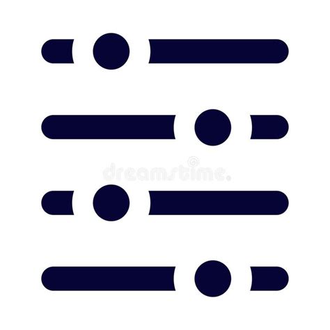 Auto Adjust Music Volume Auto Music Sound Adjust Icon Stock Vector