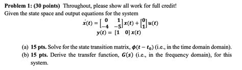Solved Problem Points Throughout Please Show All Chegg Com