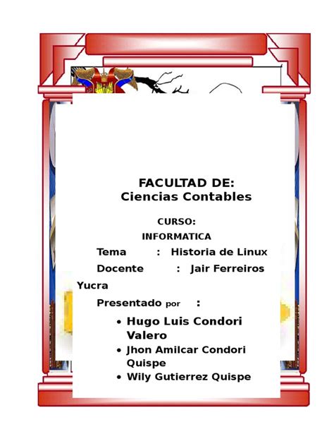 Historia De Linux Pdf Distribución De Linux Unix