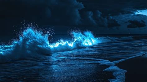 Dark Blue Ocean Waves
