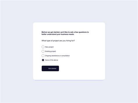 Survey Ui Design By Ildiko Gaspar On Dribbble