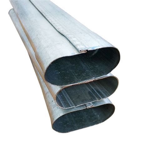 Post Tensioning Duct Galvanized Steel Pipe Flat Duct For Structural