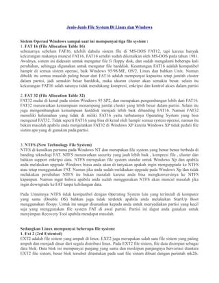 File System Pd Os Windows Dan Linux PDF