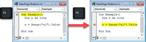Run A Macro Line By Line Vba Code Examples