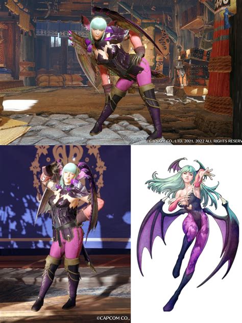 Cosplayed Morrigan From Darkstalkers Using The New Black Wing Earrings