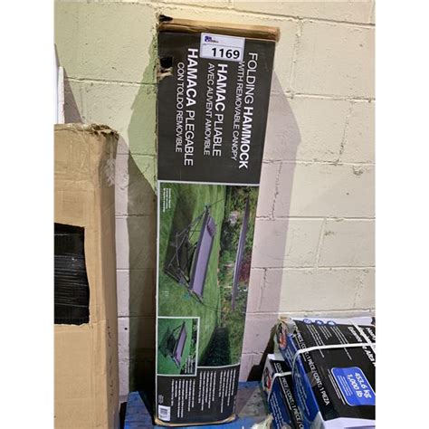 Folding Hammock With Removable Canopy Able Auctions