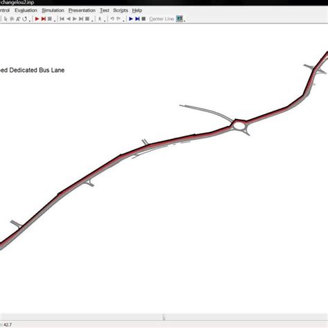 The Traffic Simulation Model Showing The Proposed Road Design For Download Scientific Diagram
