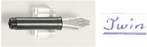 Writing Turning Flipping Bock Feder 020 Twin Music Nib Stahl Poliert