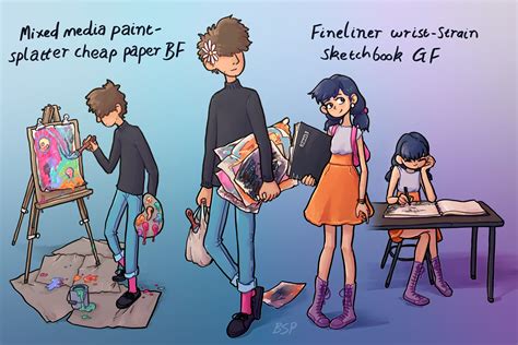 Art Couple By BeeSpaceProgram Hentai Foundry