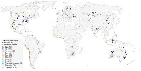 An Open Source Database On Global Coal And Metal Mine Production Fineprint