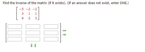 Solved Find The Inverse Of The Matrix If It Exists If An Chegg