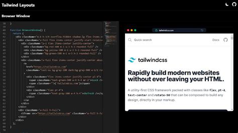 A Collection Of Tailwind Layouts With React