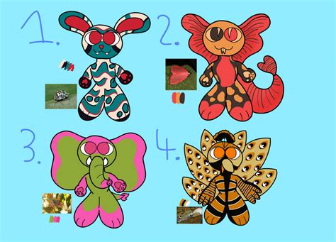 Bug Themed Chibi Adopts 44 Open By Mypencildraws On Deviantart