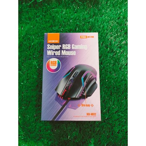 Moxom Mx Ms12 Smile Rgb Gaming Wired Mouse Shopee Malaysia