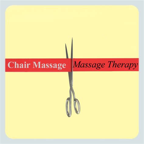 Chair Massage Therapy Logos