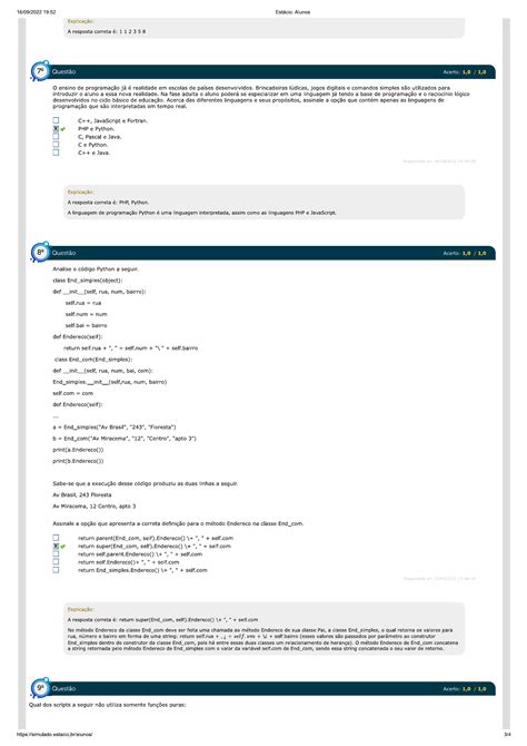 Paradigmas De Ling De ProgramaÇÃo Em Python Análise E Desenvolvimento De Sistemas