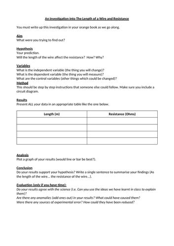 Cie Igcse Physics Electricity And Magnetism Topic 4 Complete Set Of Resources Teaching