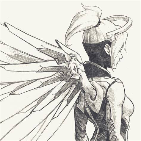 Overwatch Mercy By Lee Jeng On Deviantart
