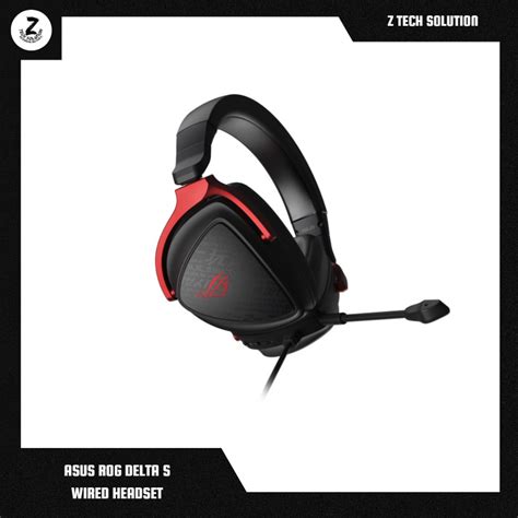 Asus Rog Delta S Core Mm Wired Gaming Headset Z Tech Solution World Of Gamers