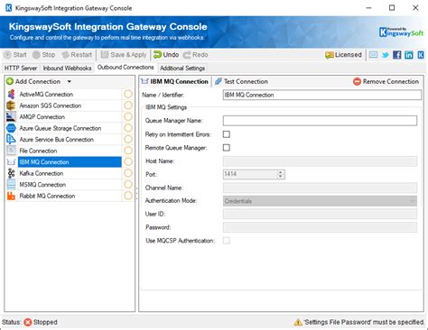 Help Manual Configuring Ibm Mq Outbound Connection
