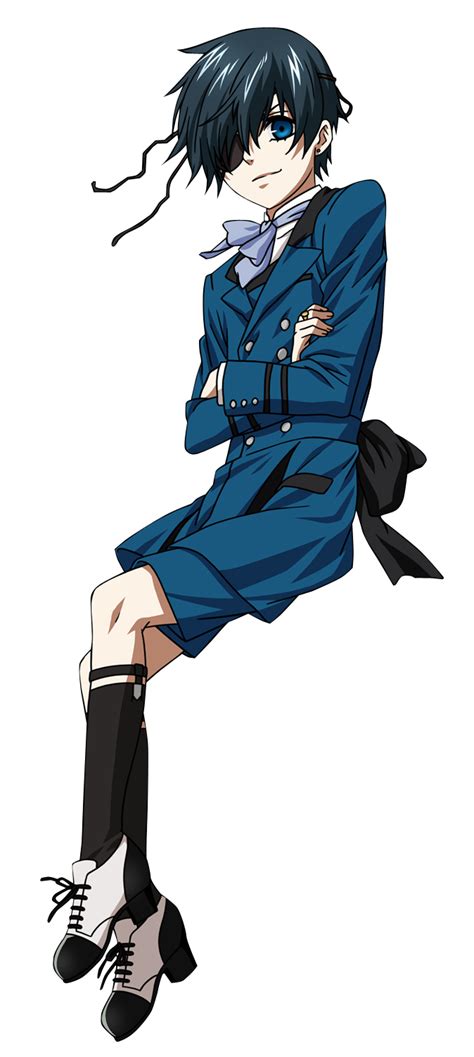 Black Butler Characters Anime Characters Sebastian Ciel Black Butler Manga Blue Haired Girl