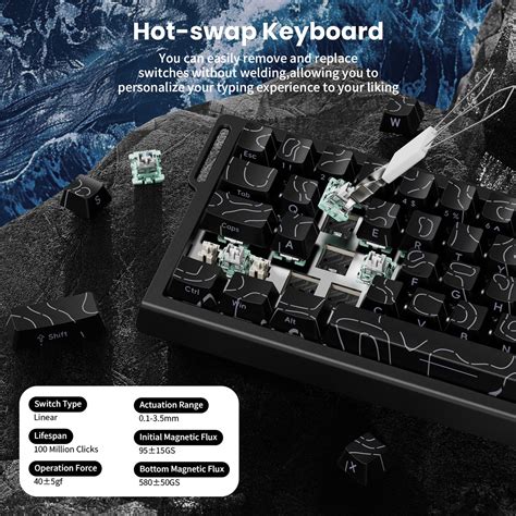 Teclado Magnético X68 He Con Cable C01pro