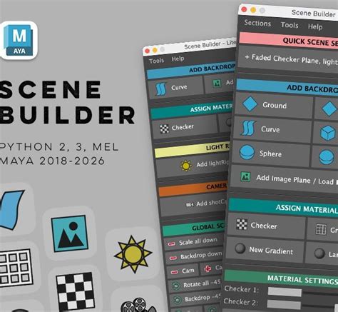 Scene Builder Maya Python Tool Animprops