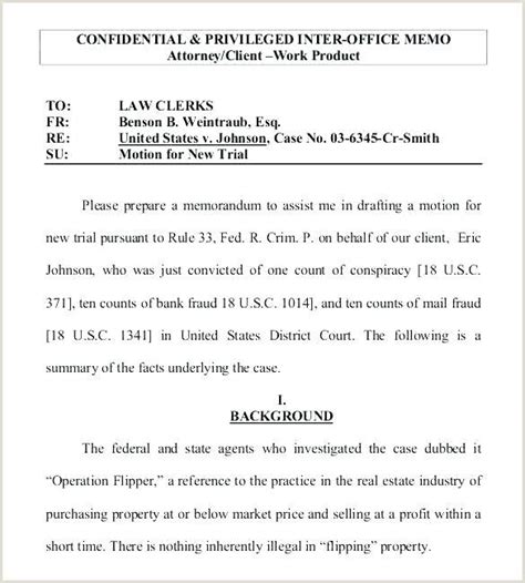 How To Write A Legal Memorandum Example Darrin Kenney S Templates